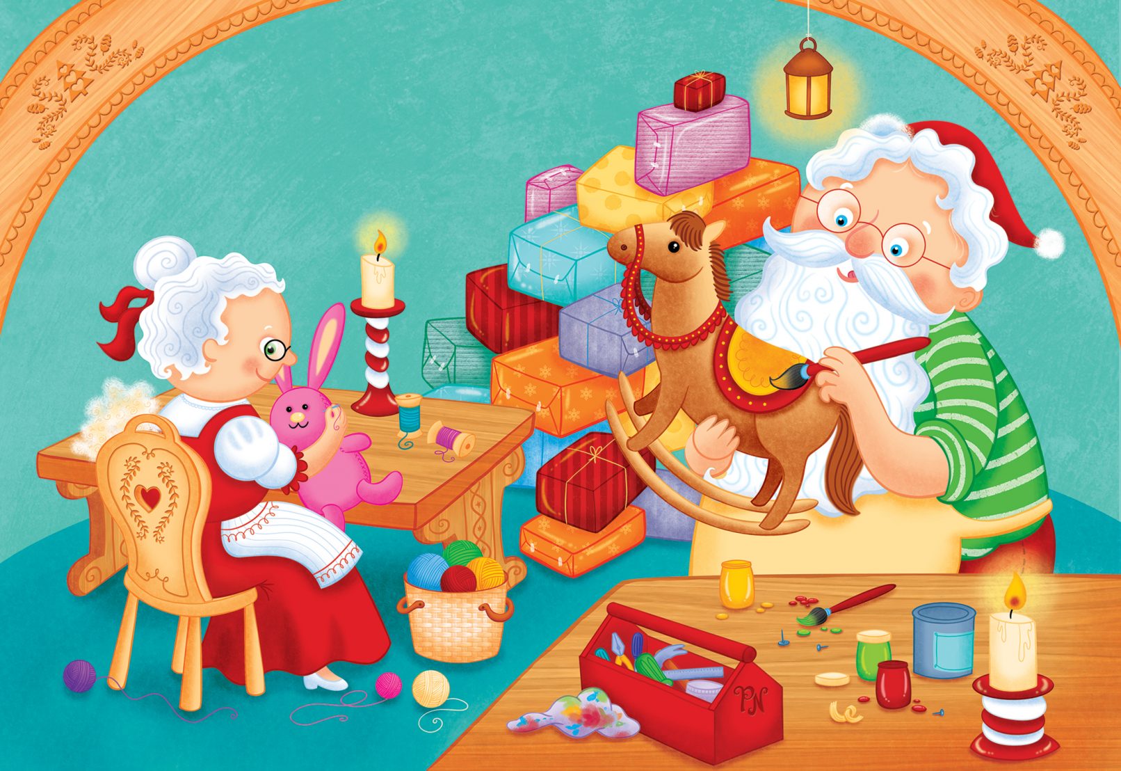 Le lutin du père Noël - Isabelle Charbonneau illustrations