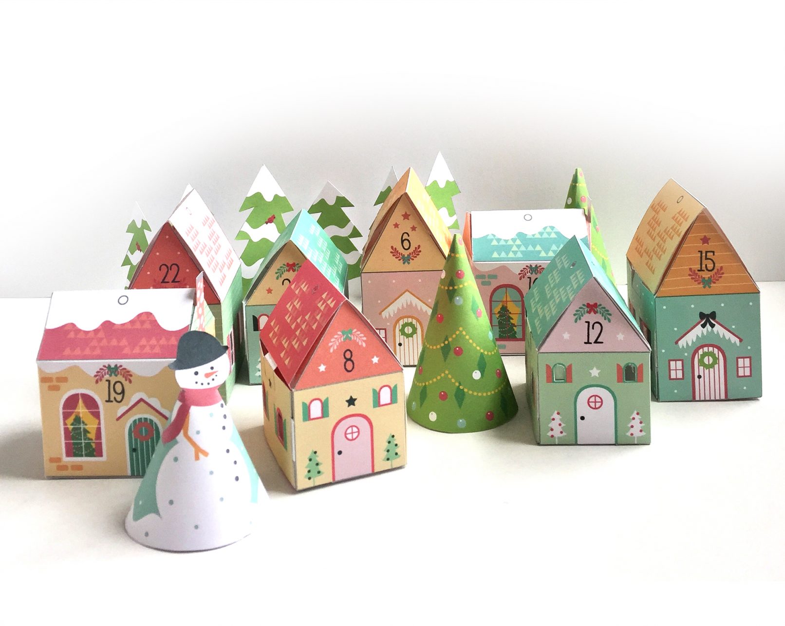 Maisonnettes de Noël - Isabelle Charbonneau illustrations